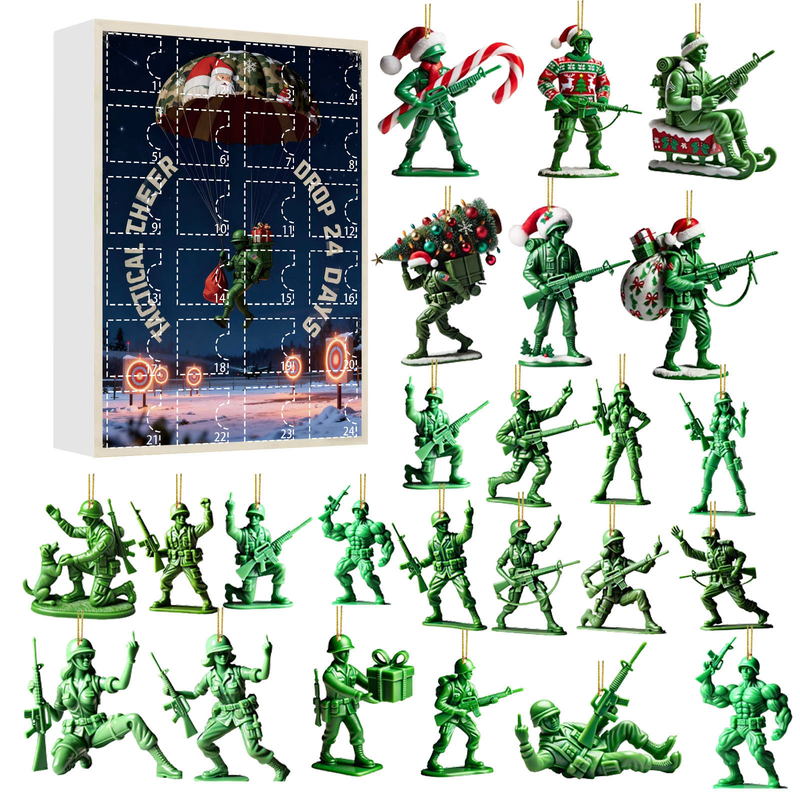 Army Soldier Advent Calendar 2025 2026 Christmas Halloween Figures ...
