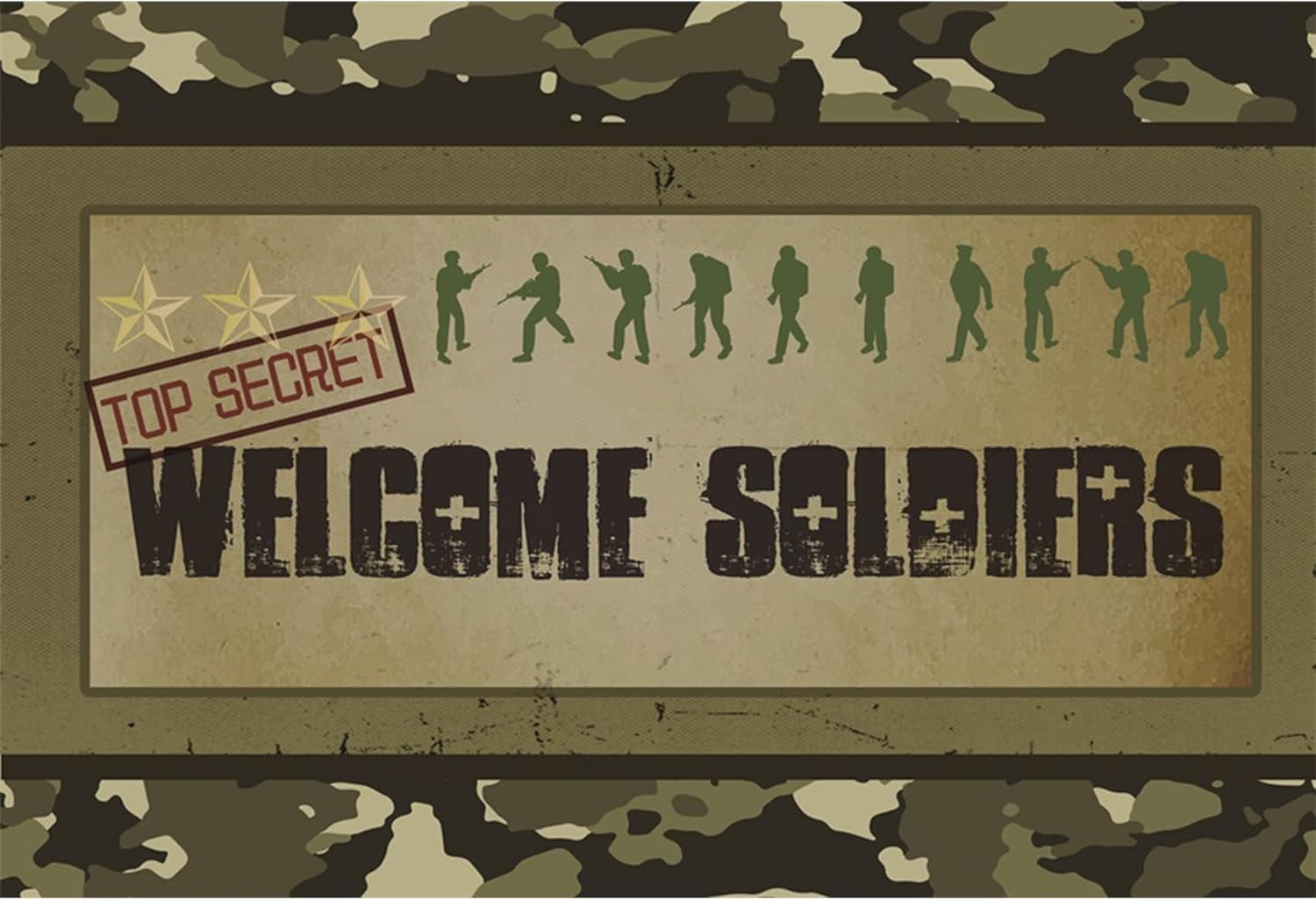 Army Soldier Backdrop Welcome Soldiers Photography Background Three ...