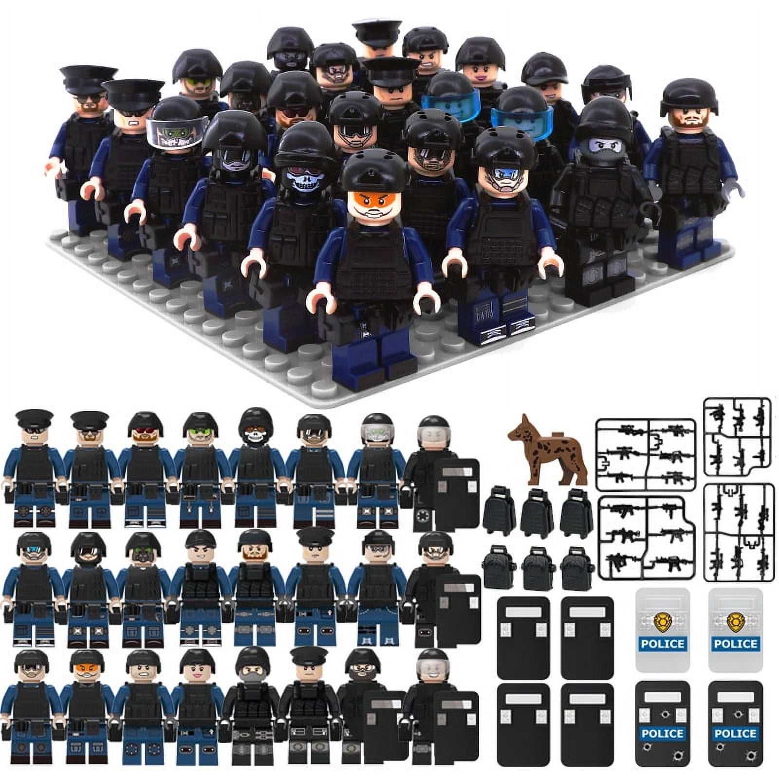 Army Soldier Minifigure Building Blocks Phalanx Set, 24PCS Army Soldier ...