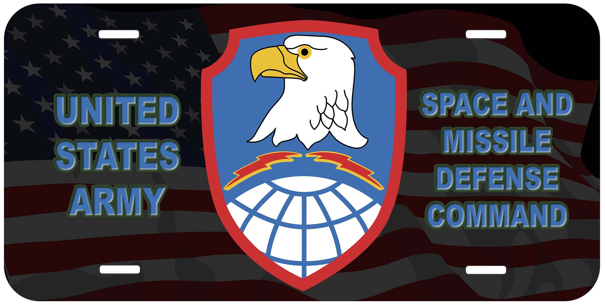 Army Space and Missile Defense Command Novelty Car License Plate ...
