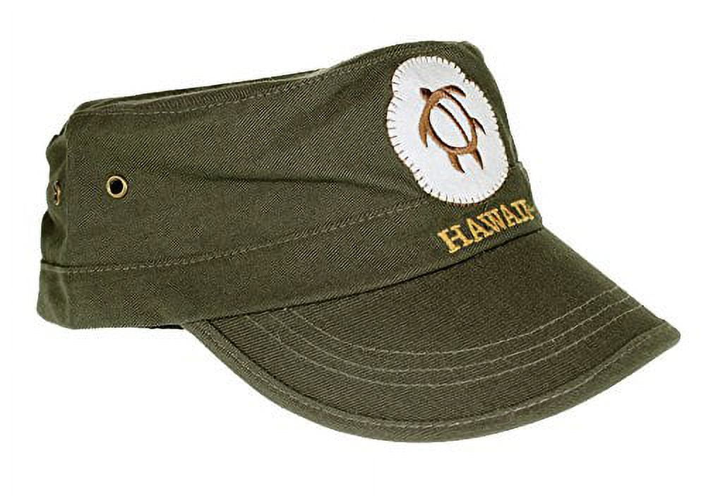 Army Style Cap Hat, Turtle Hawaii, Army Green - Walmart.com