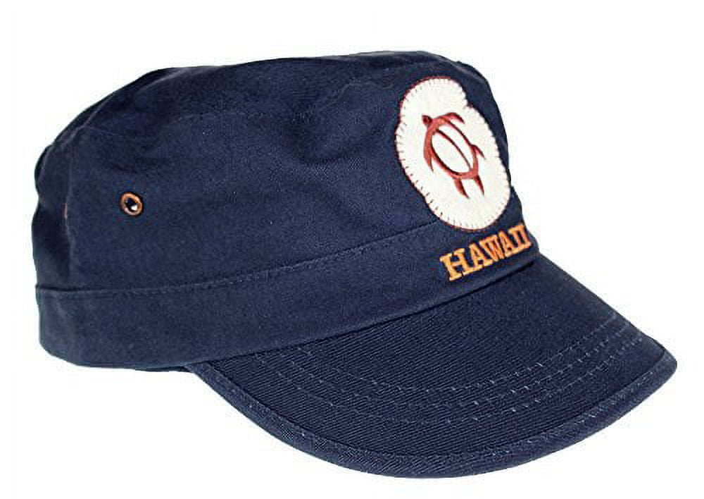 Army Style Cap Hat, Turtle Hawaii, Navy - Walmart.com