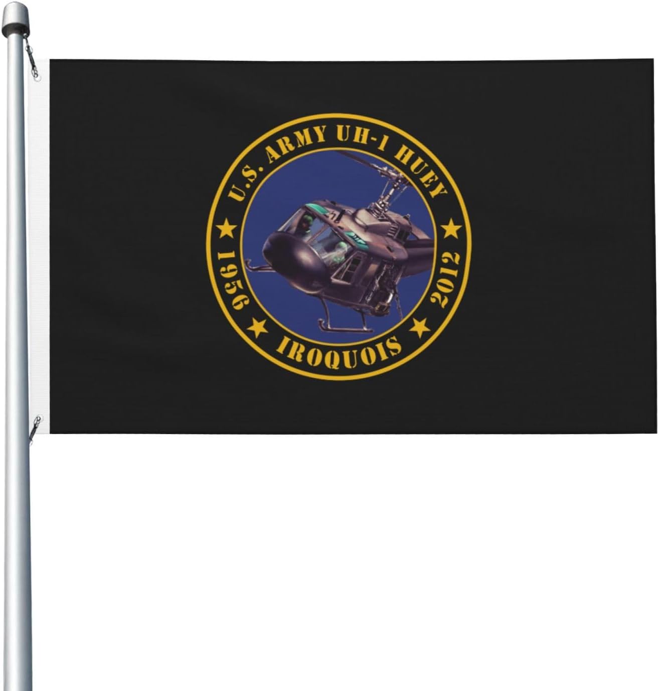Army Uh-1 Huey Tribute Flag Garden Flag 3x5ft Double Sided Printing ...
