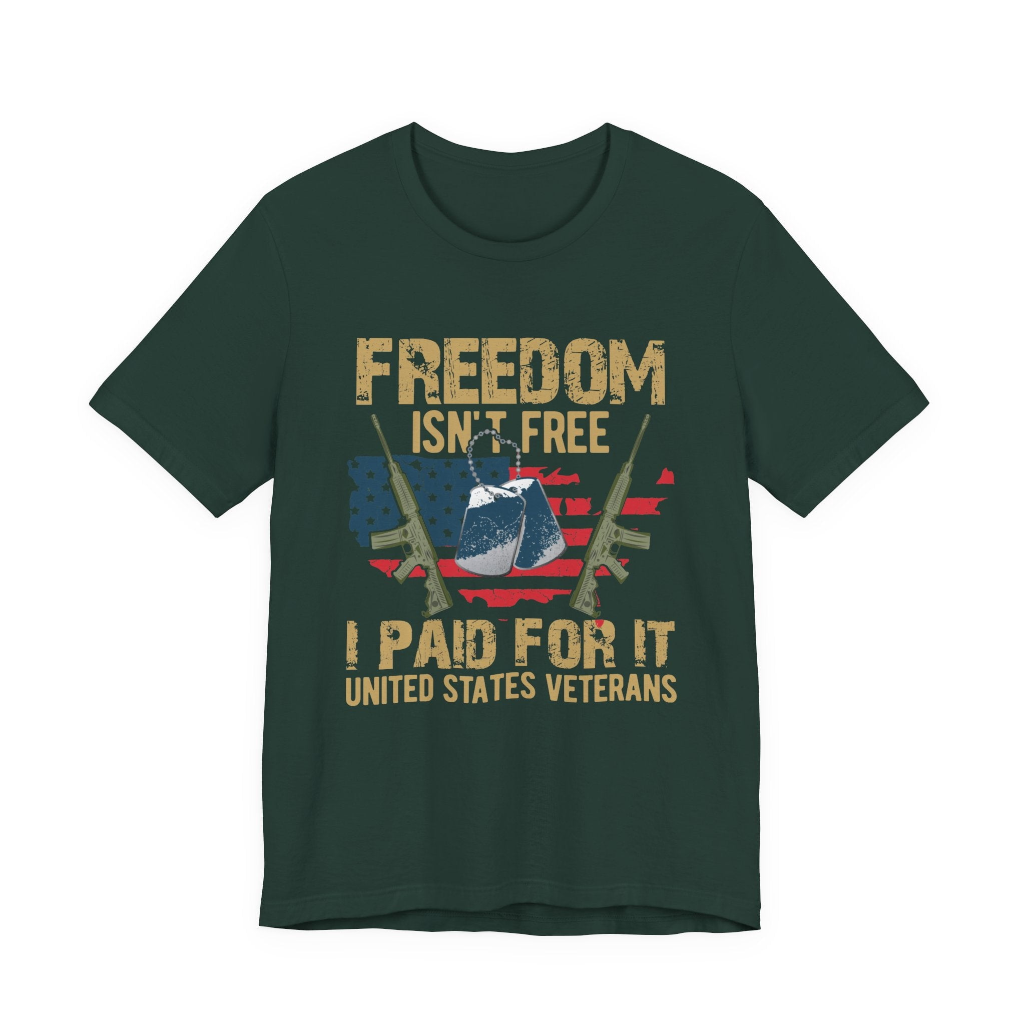 Army Veteran Patriotic Graphic Design Unisex Cotton T-Shirt v19 ...