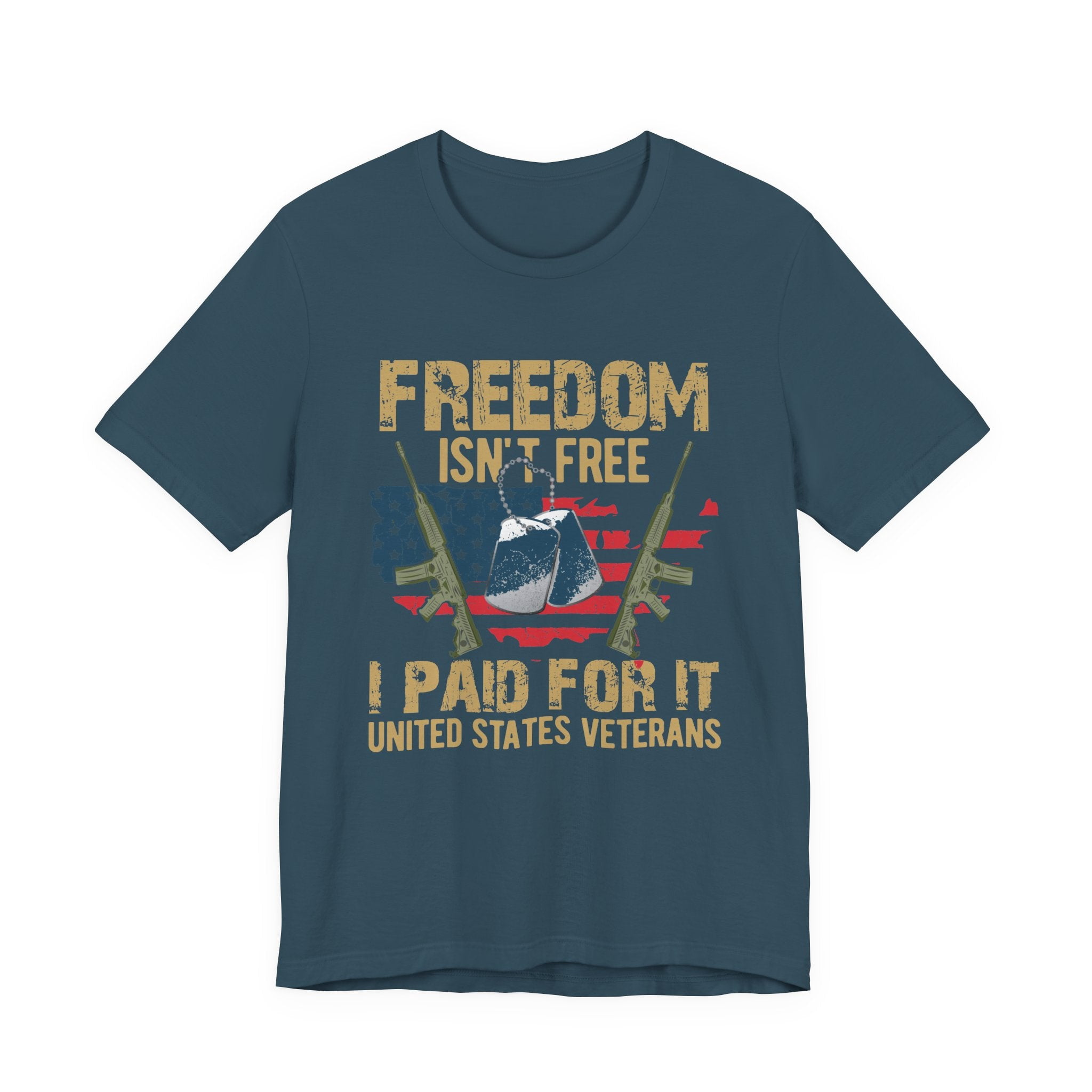 Army Veteran Patriotic Graphic Design Unisex Cotton T-Shirt v19 ...