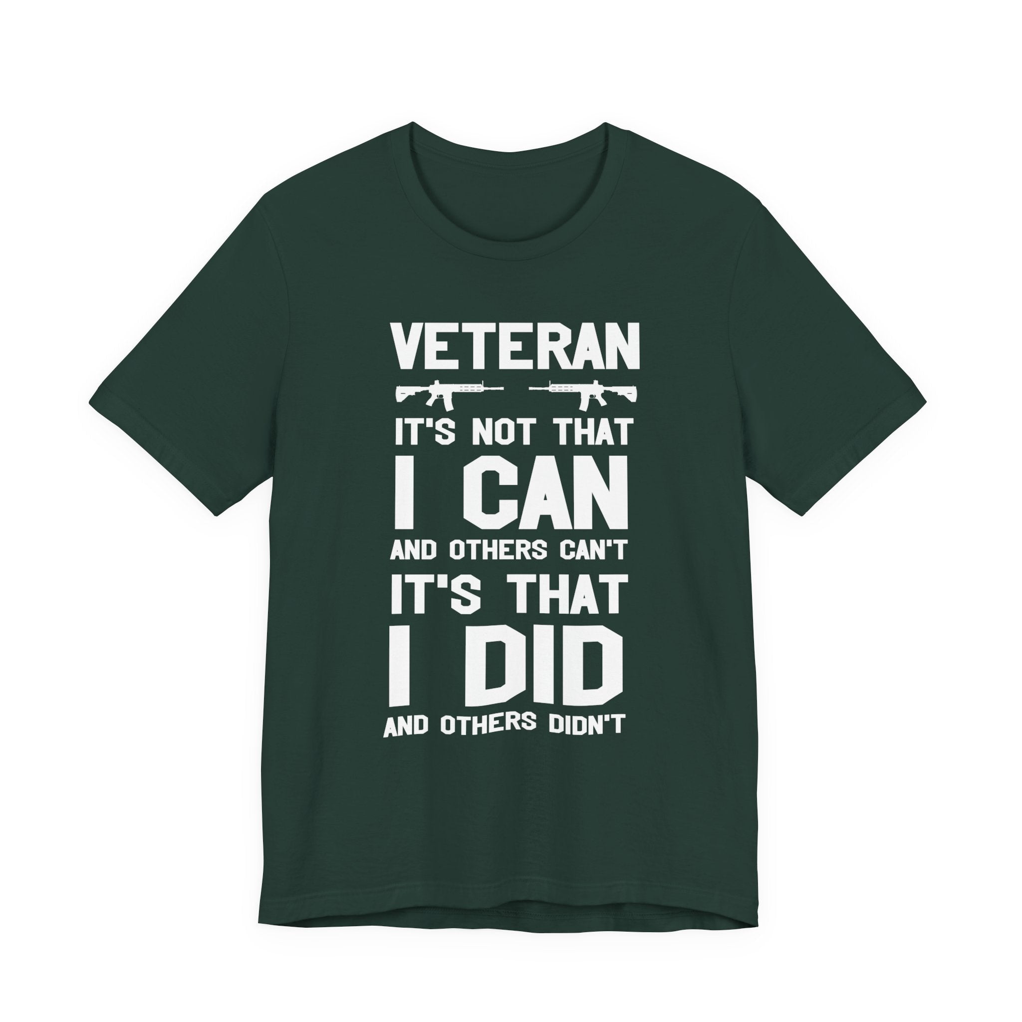 Army Veteran Patriotic Graphic Design Unisex Cotton T-Shirt v61 ...