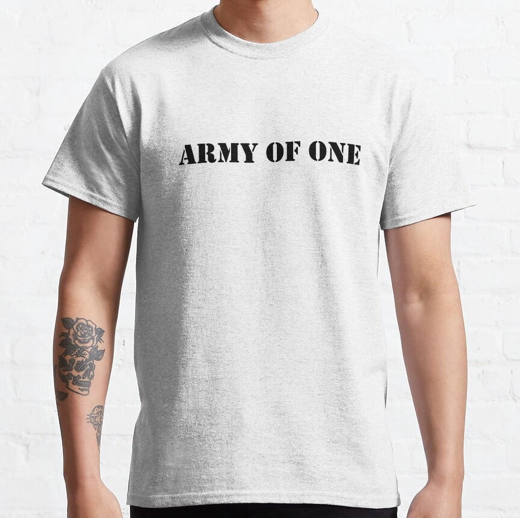Army of One Classic T-Shirt Vintage Birthday Gifts - Walmart.com