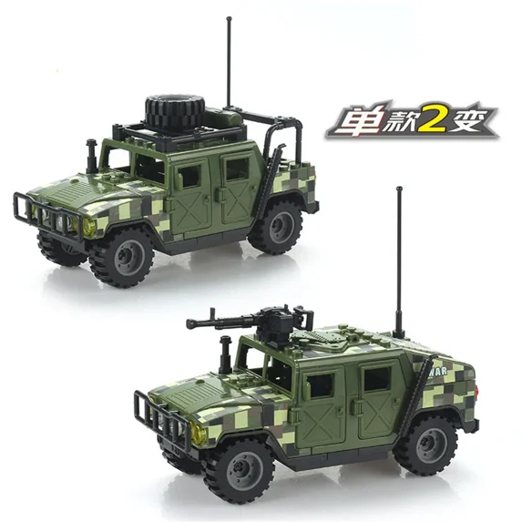 Army soldiers Special police Special forces armored vehicle DIY model ...