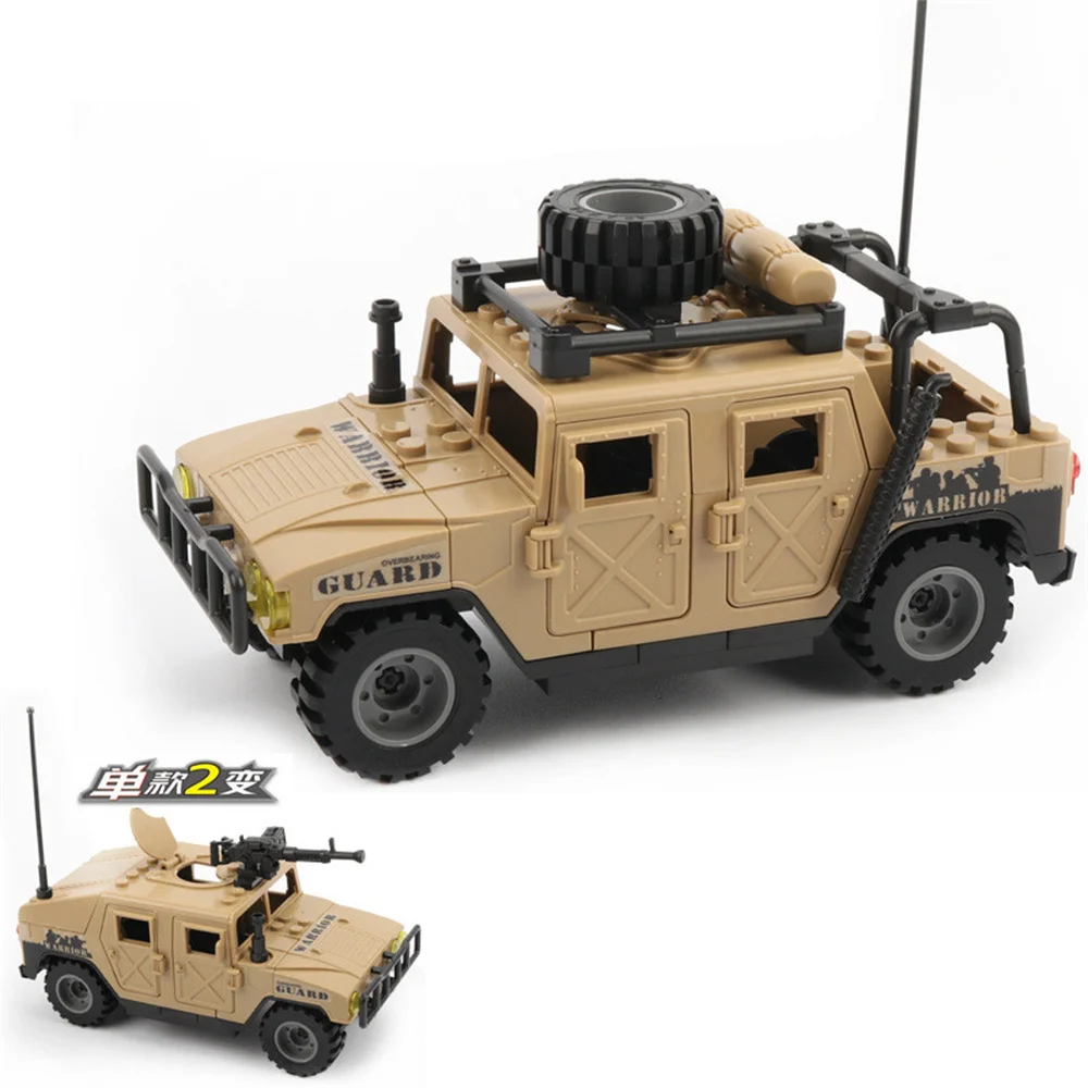 Army soldiers Special police Special forces armored vehicle DIY model ...