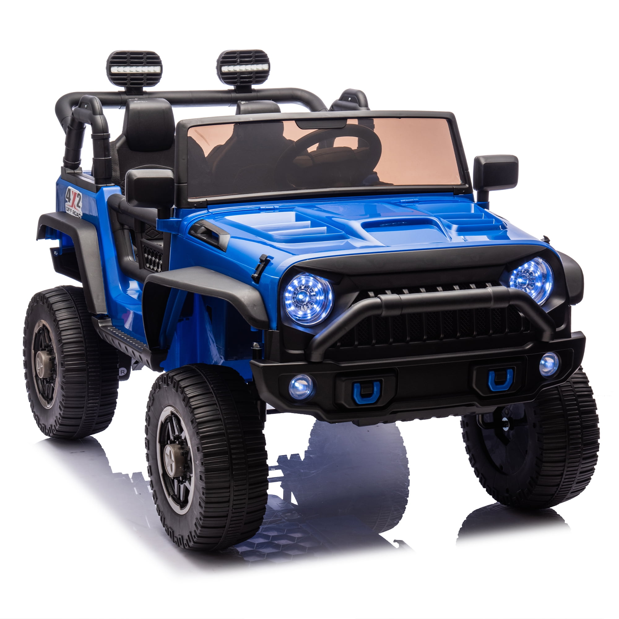 Arnahaishe 24V Two-Seater Kids Ride On Truck Off-Road Toy Car with 200w ...