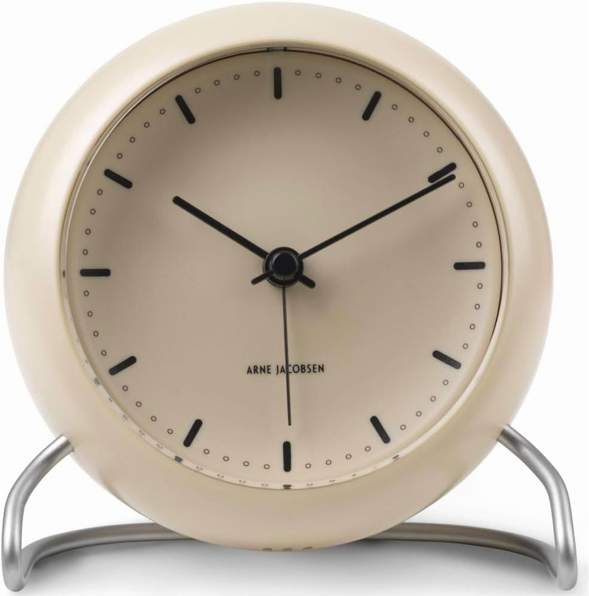 Arne Jacobsen Table Clock, Beige, 11 cm - Walmart.com