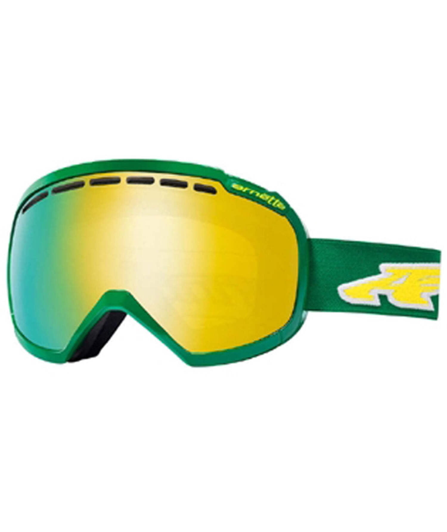 Arnette Skylight Snow Goggles AN5004 - Team Green/Gold w/ 24K Iridium ...