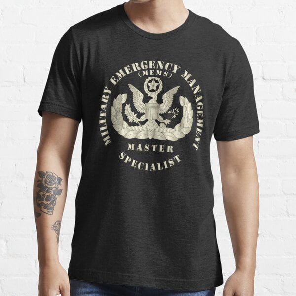 Arng Military Emergency Management Specialist Master Silver Essential T ...