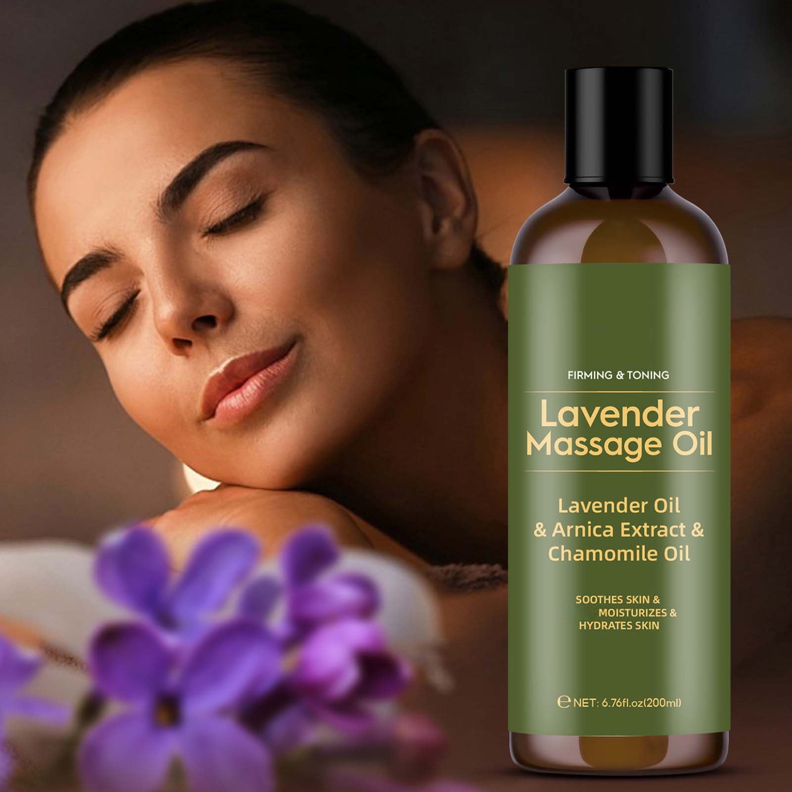 Arnica Chamomile Firming Massage Oil, 200ml, Soothing Skin Moisturizer ...