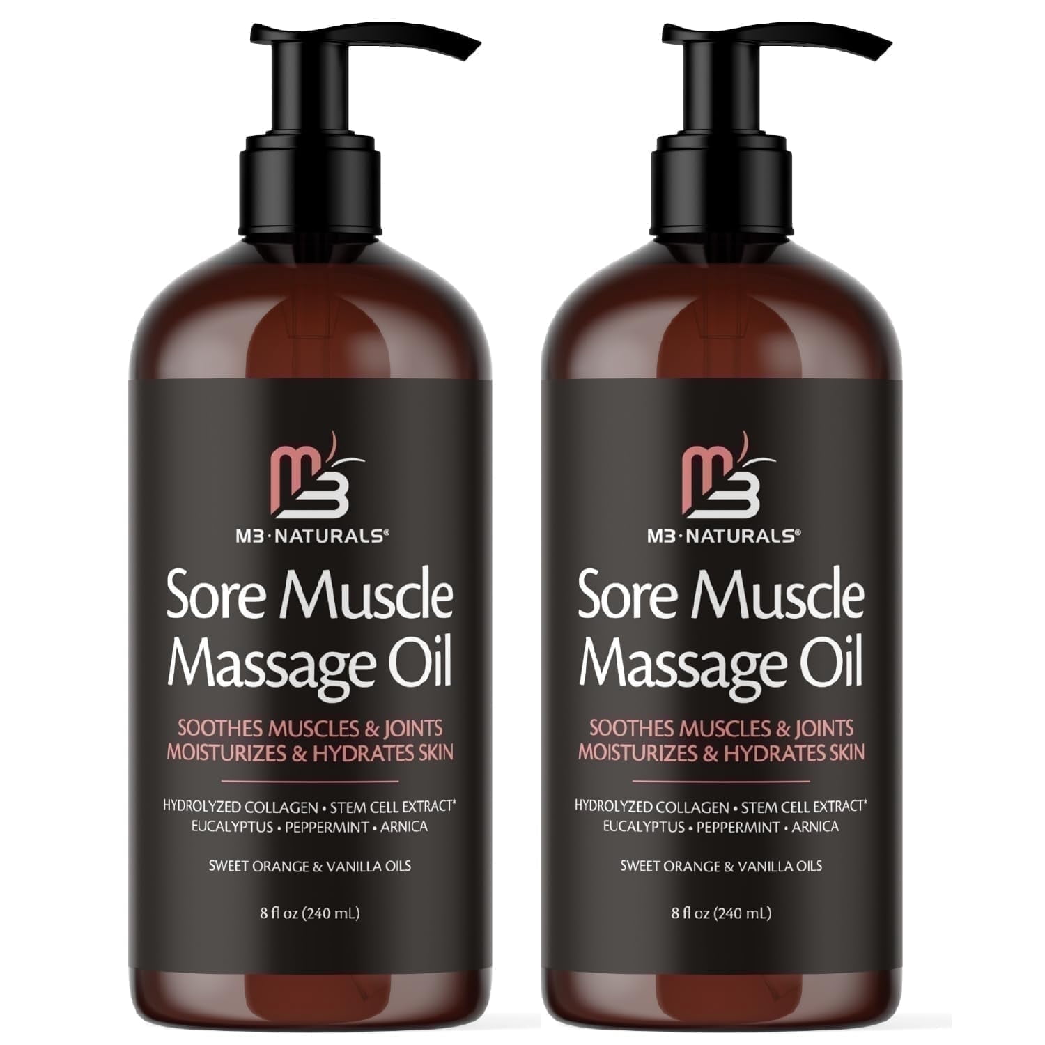 Arnica Muscle Massage Oil for Massage Therapy - with Collagen Stem ...