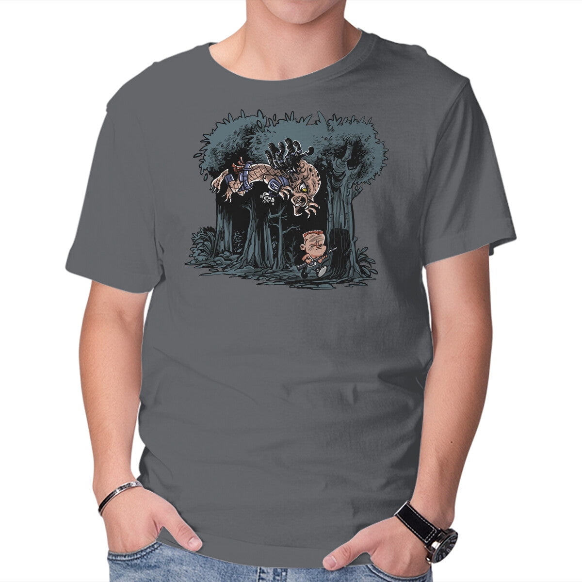 Arnie And Predator Unisex T-Shirt Tee Sweatshirt Hoodie Tank Top ...