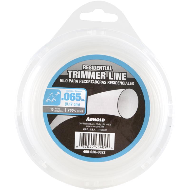Arnold Trimline .065-Inch x 200-Foot Residential Grade Trimmer Line ...