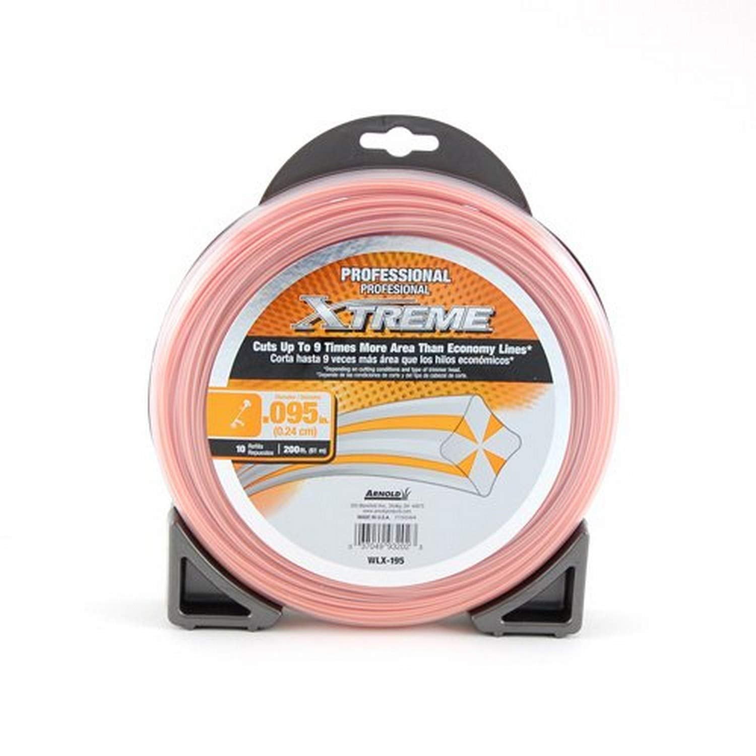 Arnold .095-Inch x 200-Foot Professional Xtreme Trimmer Line, Brown/a ...
