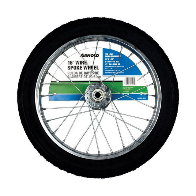Arnold 490-325-0010 Butyl Rubber Wire Spoke Wheel 100 lb 1 pk - Walmart.com
