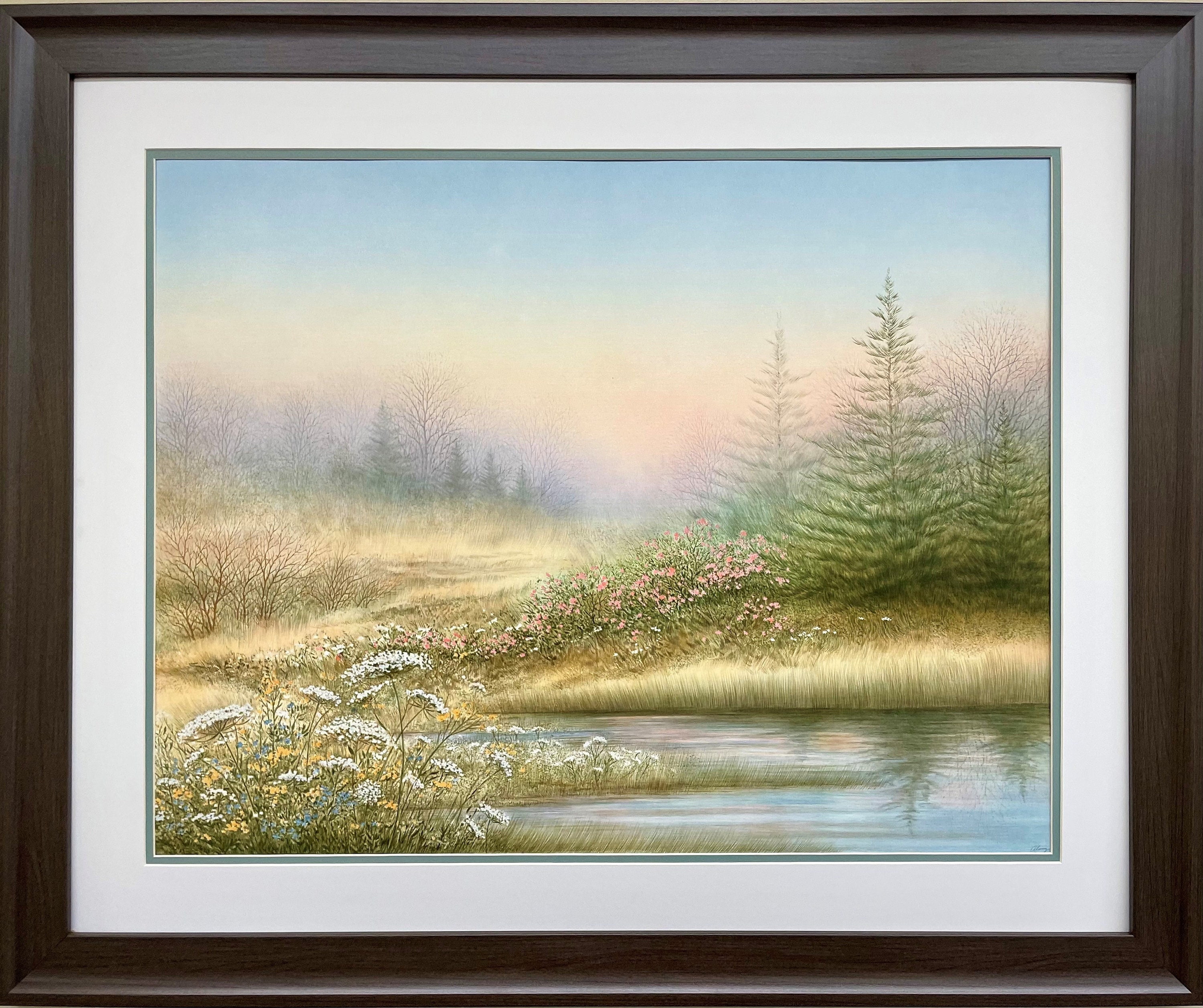 Arnold Alaniz "Twilight Reverie" CUSTOM FRAMED Plate Signed Litho ...