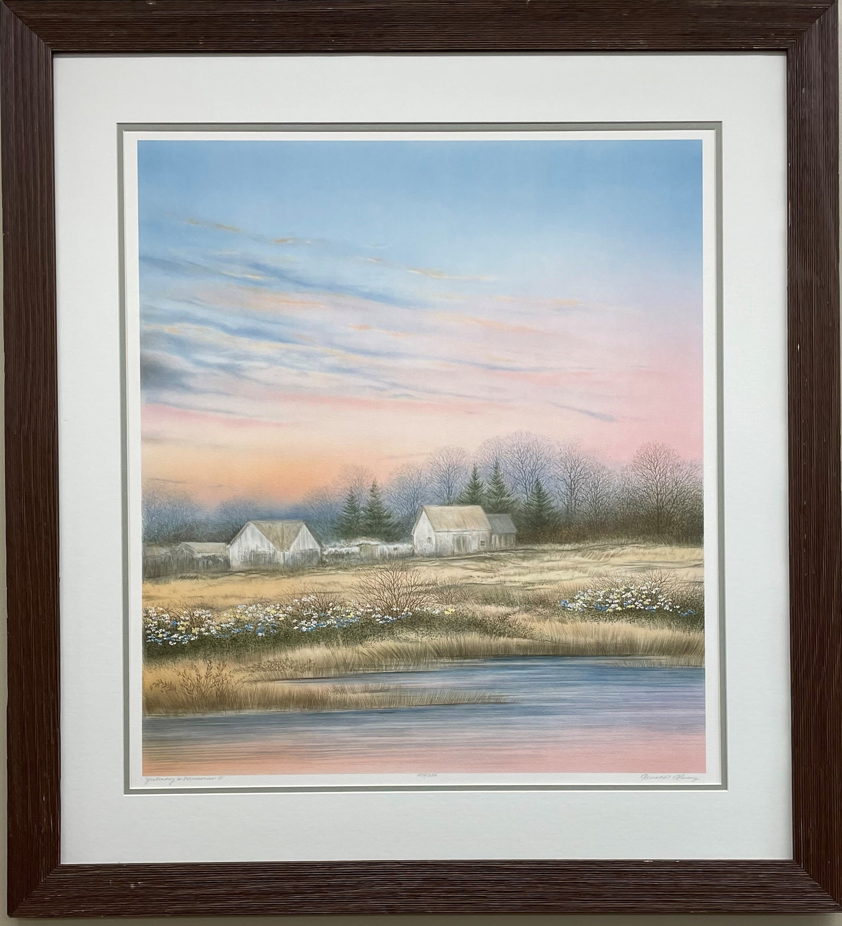 Arnold Alaniz "Yesterday's Memories II" CUSTOM FRAMED Hand Signed ...