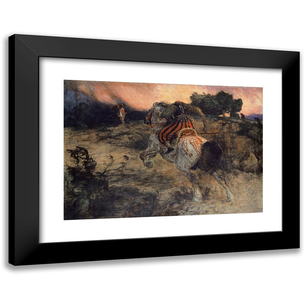 Arnold Böcklin 14x11 Black Modern Framed Museum Art Print Titled ...
