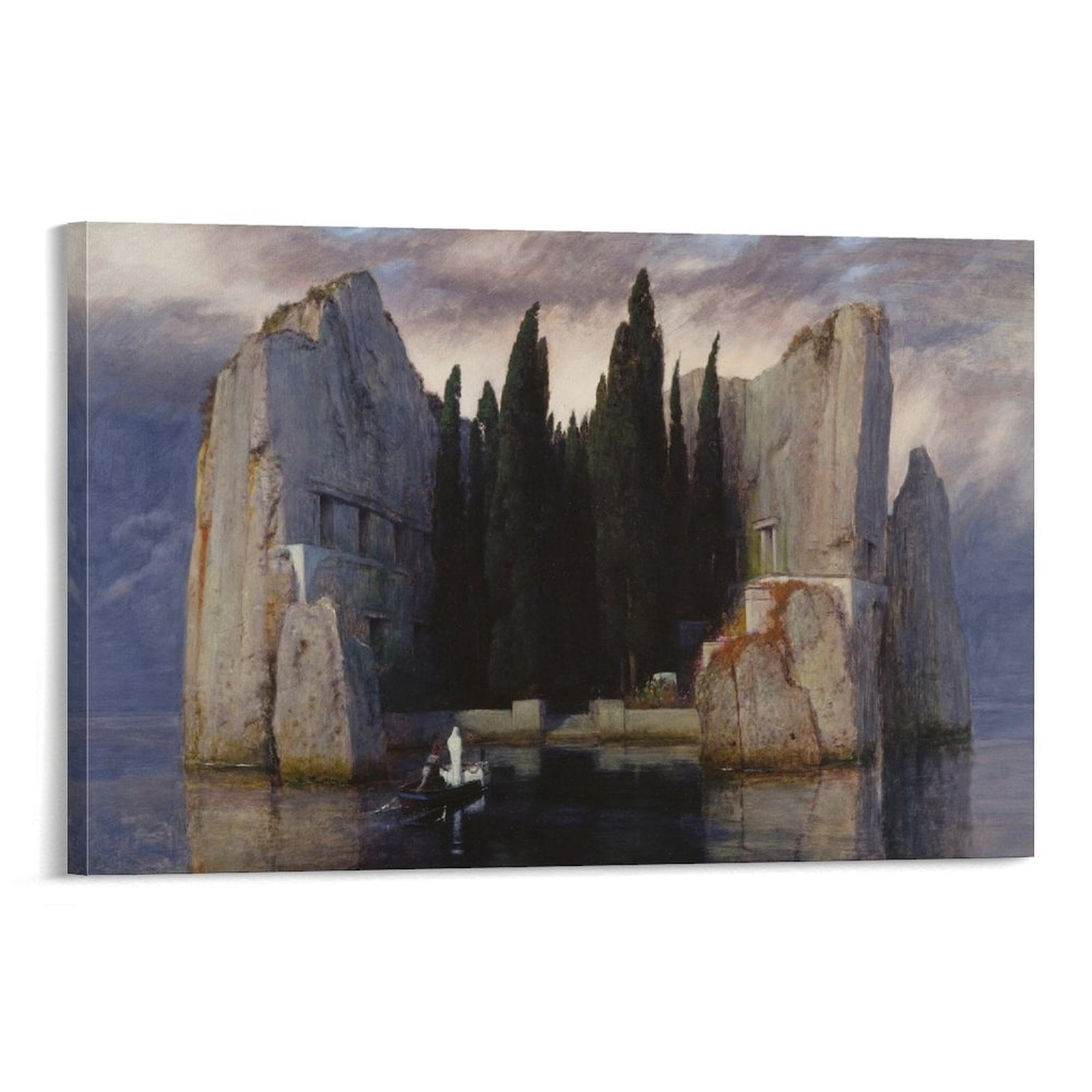 Arnold Bocklin Painting《 Isle of The Dead》Wall Art Print Canvas Poster ...