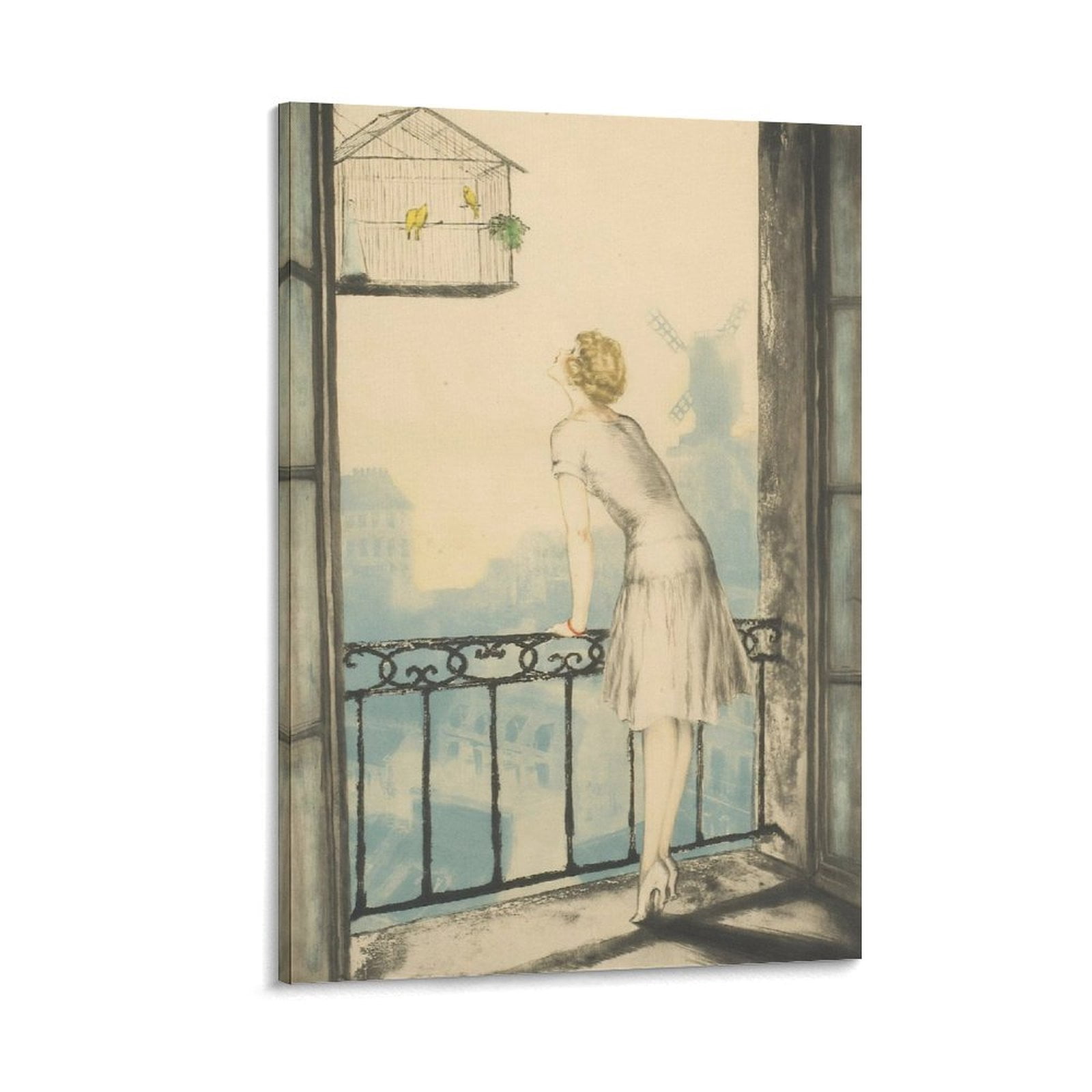 Arnold Bocklin Prints《 Montmartre 》Wall Art Print Canvas Poster Poster ...
