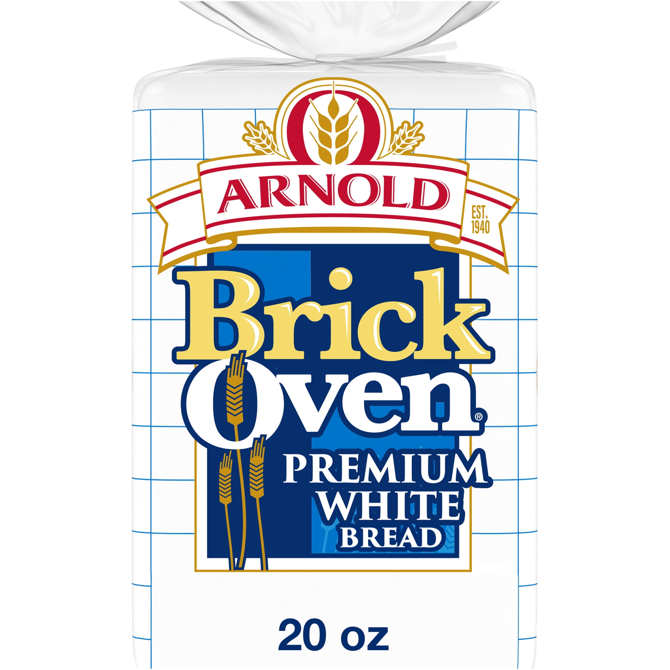 Arnold Brick Oven Premium White Bread, Slow Baked, 20 oz - Walmart.com