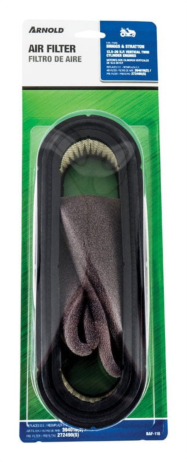 Arnold Briggs & Stratton Replacement Air Filter for 10-12 HP Engines ...