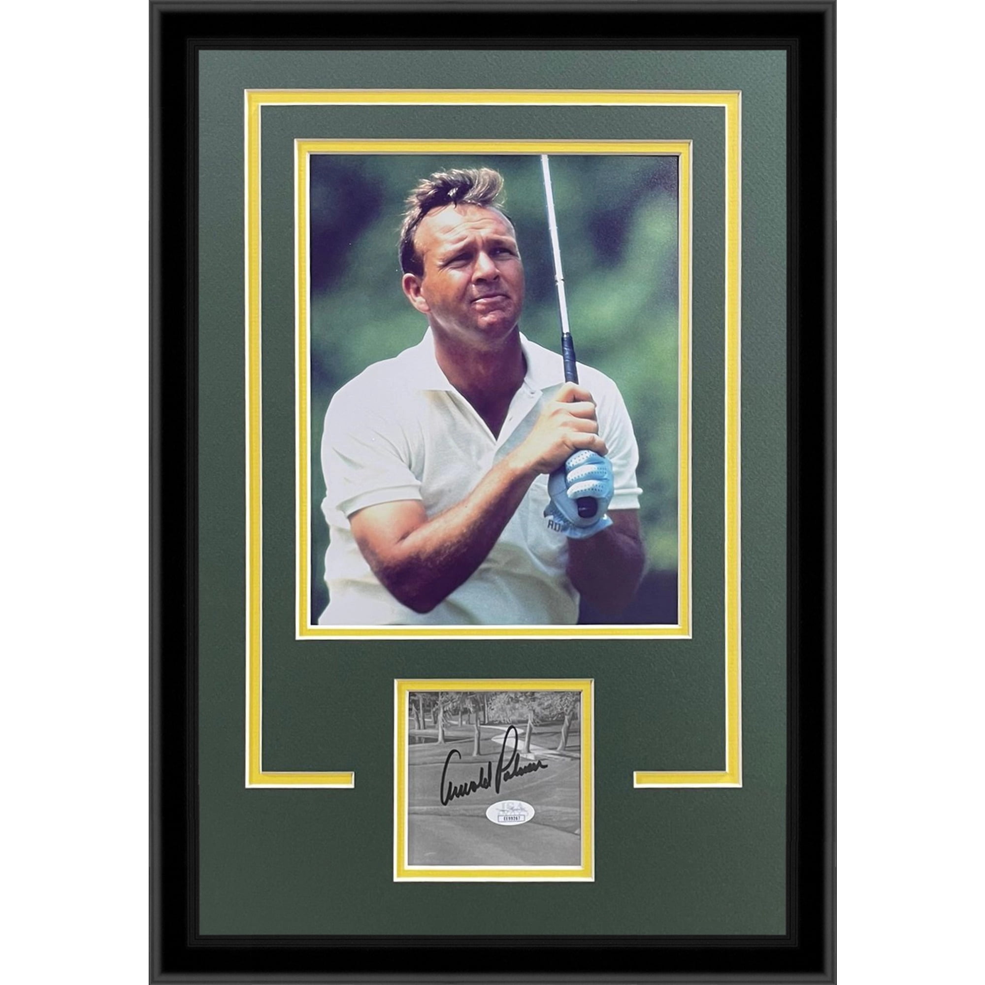 Arnold Palmer Autographed Golf (Masters) "Signature Series" Frame - JSA ...