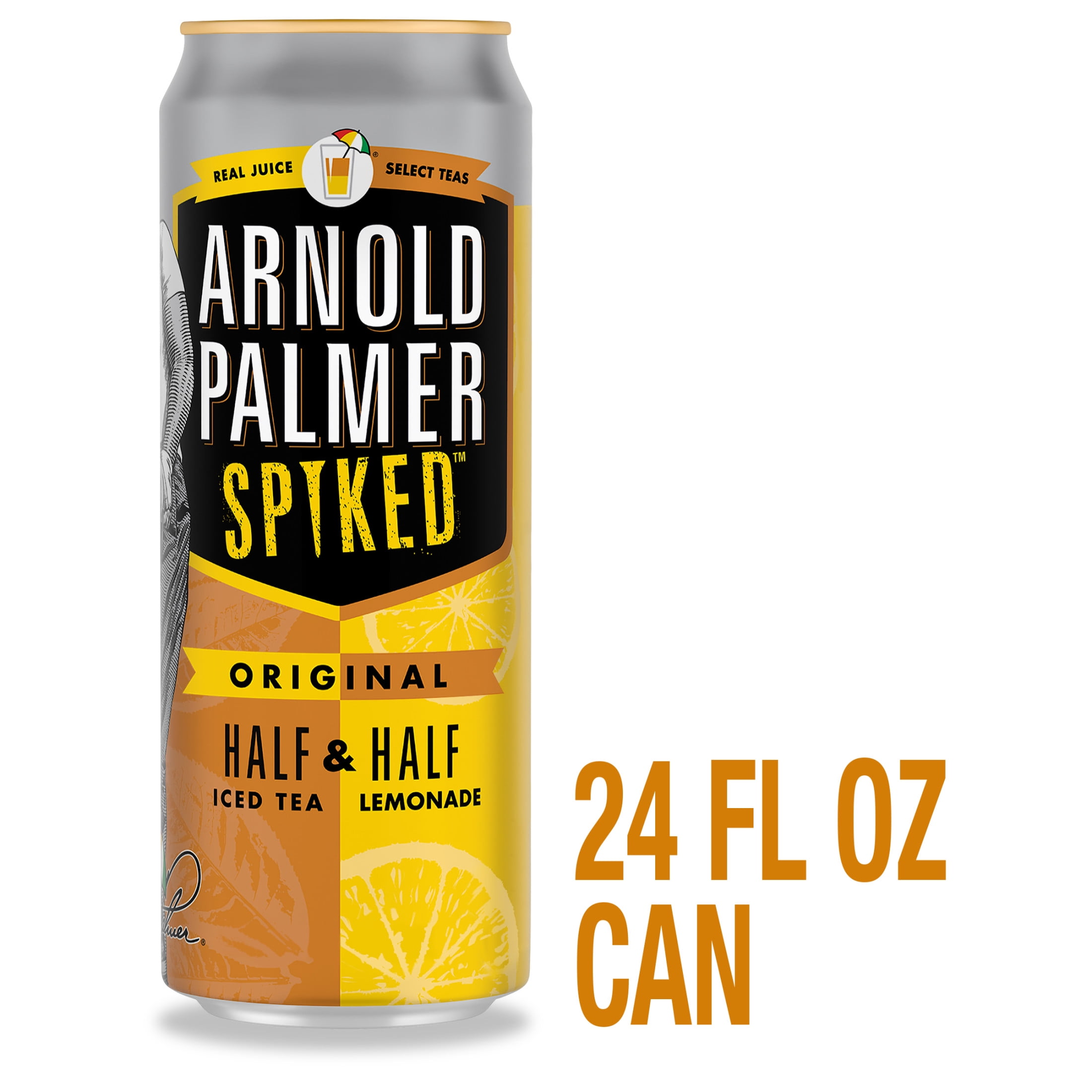 Arnold Palmer Spiked Half & Half Original Hard Tea, 24 fl oz Aluminum ...
