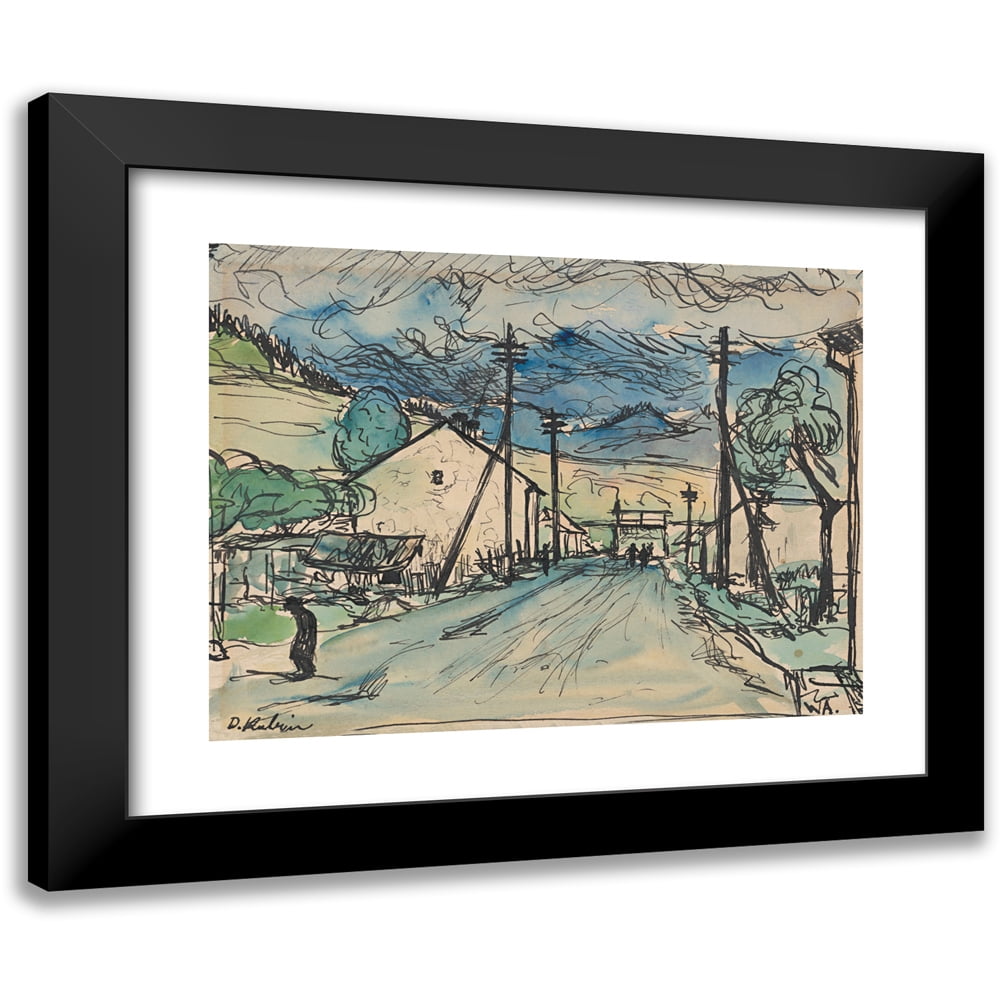 Arnold Peter Weisz-Kubínčan 14x12 Black Modern Framed Museum Art Print ...