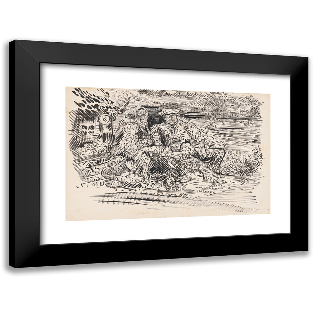 Arnold Peter Weisz-Kubínčan 18x13 Black Modern Framed Museum Art Print ...