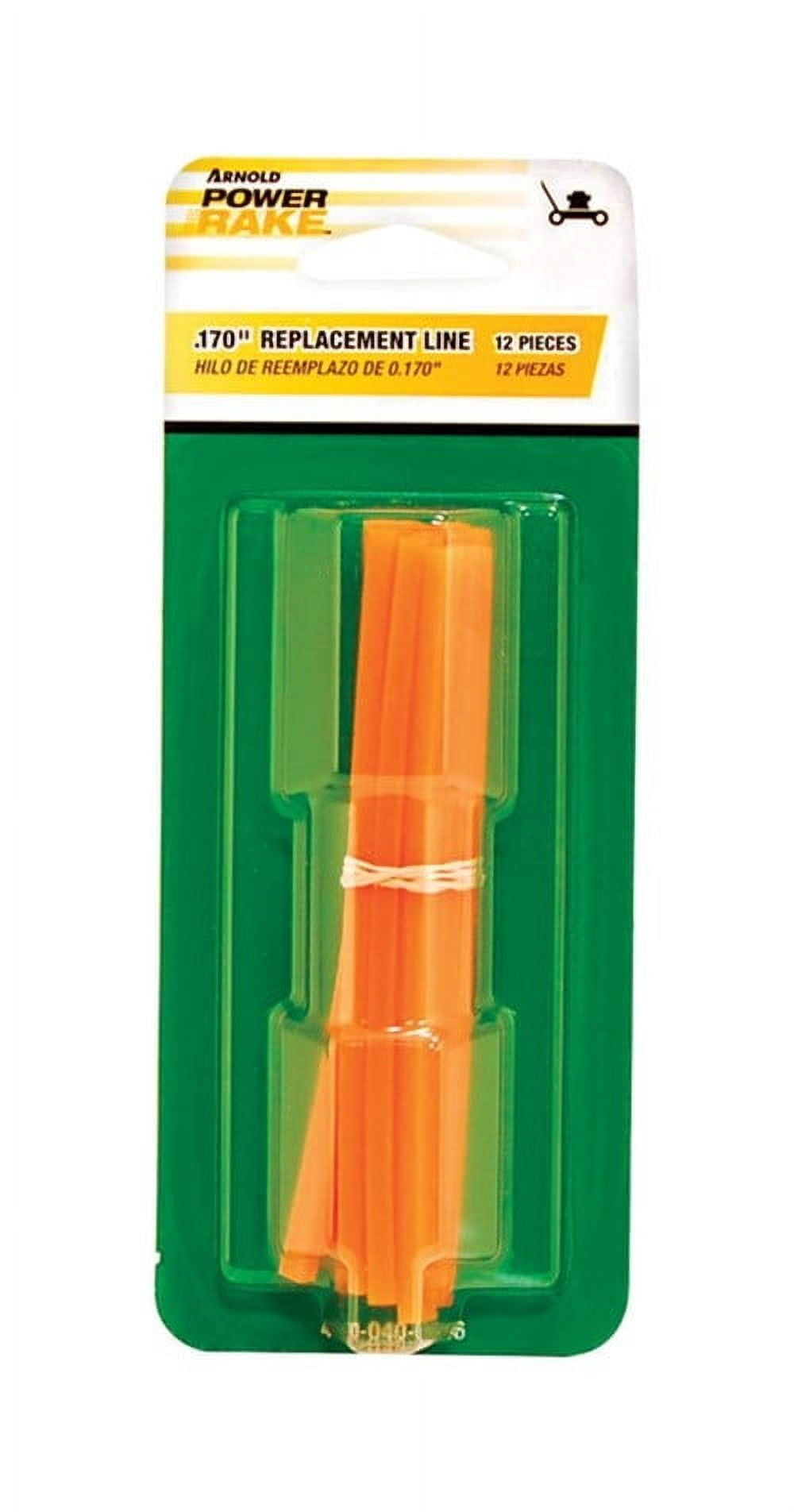 Arnold Power Rake Pre-Cut Trimmer Refill Line, 12 Piece - Walmart.com