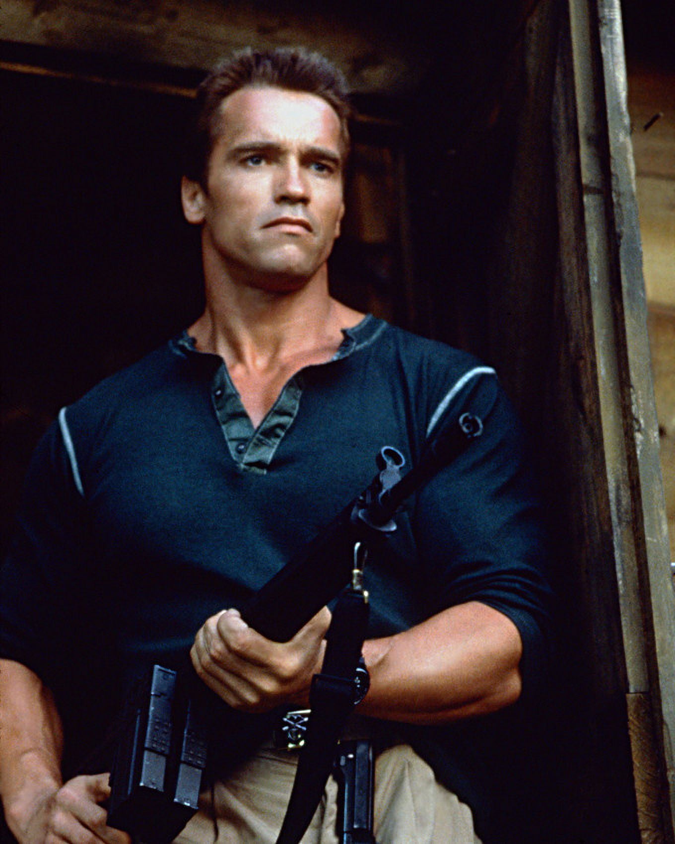Arnold Schwarzenegger 24X36 Classic Hollywood Poster Red Heat Action ...