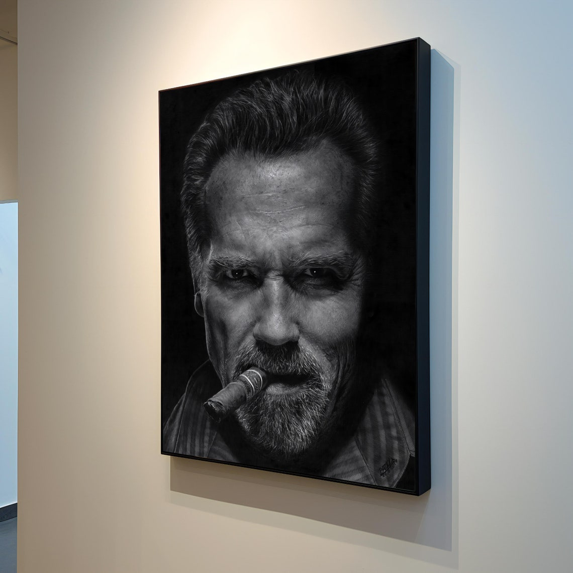 Arnold Schwarzenegger Canvas Wall Art, Man Cave Decor, Movie Poster ...