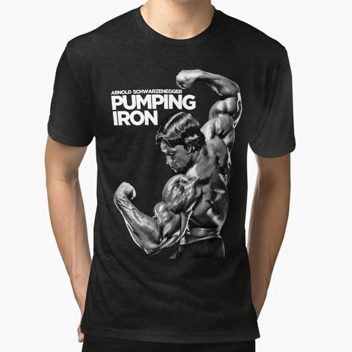 Arnold Schwarzenegger Classic Pumping Iron Essential T-Shirt - Walmart.com