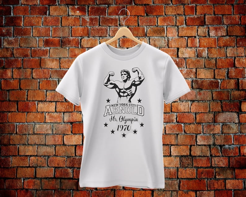 Arnold Schwarzenegger T-shirt Bodybuilding Bodybuilder Terminator ...