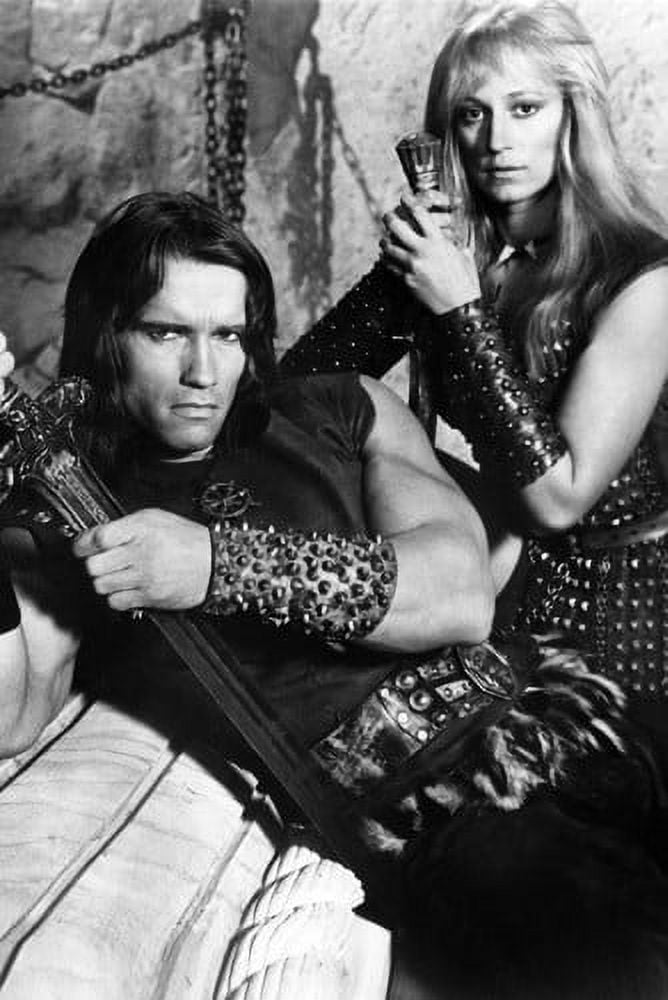 Arnold Schwarzenegger and Sandahl Bergman in Conan the Barbarian 24x36 ...