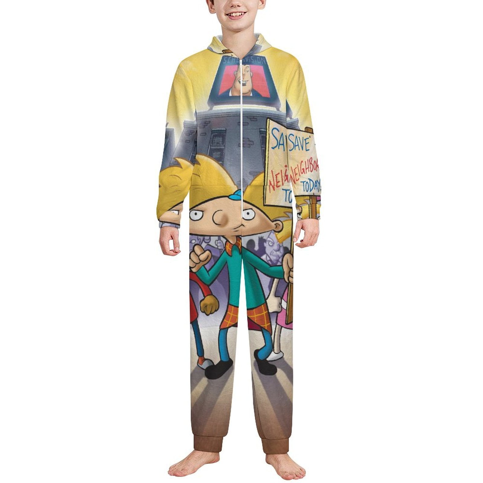 Arnold Shortman Children's Home Jumpsuit Pajamas for Boys Girls Onesie ...