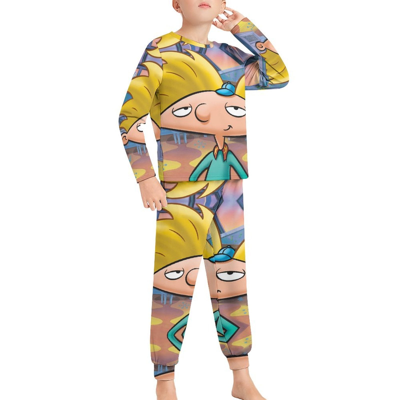 Arnold Shortman Children's Pajama Suit Cartoon Pjs Sets Long Sleeve ...