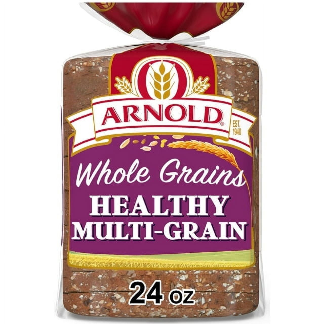 Arnold Whole Grains Healthy Bread 24 oz Multi-Grain Multigrain Bread ...