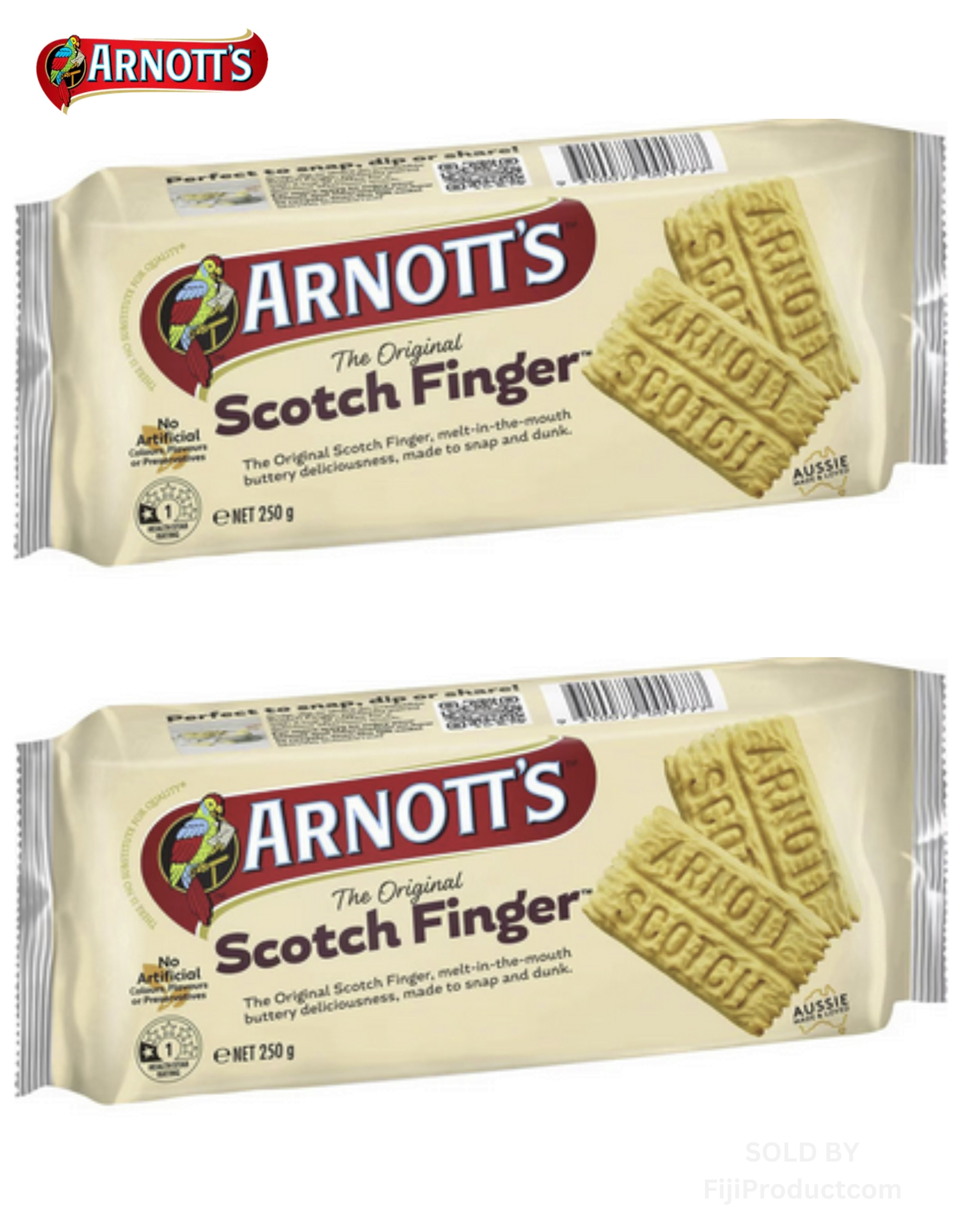 Arnott's Original - Scotch Finger Biscuits (Pack Of 2 x 250g EA) Melt-in-the-mouth crumbliness ...