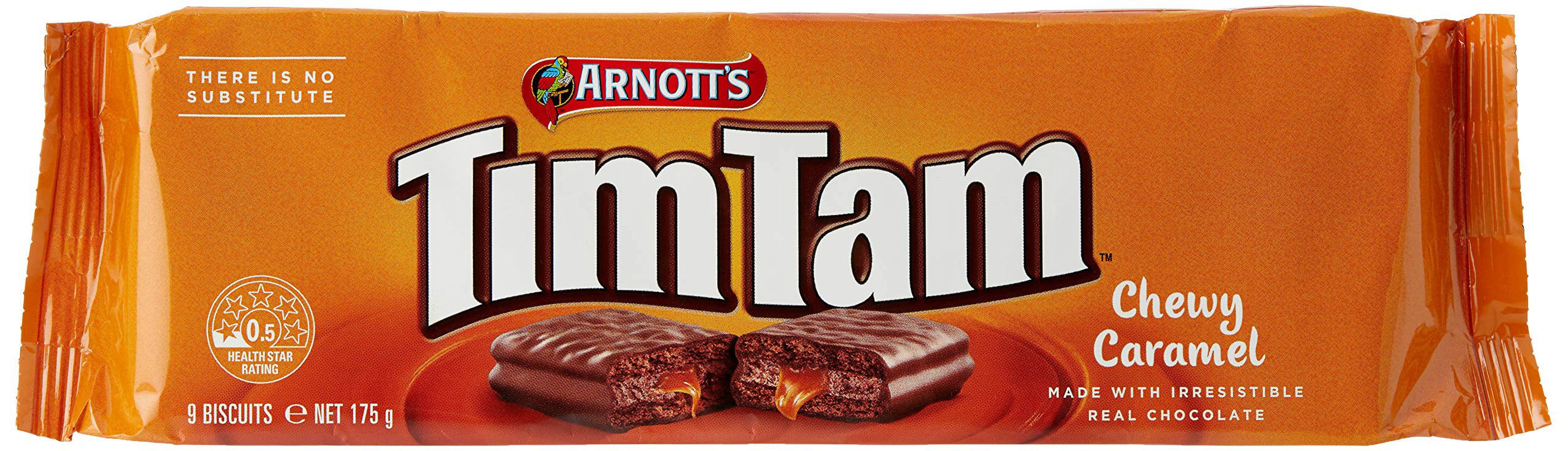 Arnott’s Tim Tam Chewy Caramel HYZ01 Chocolate Biscuits, 175g - An ...