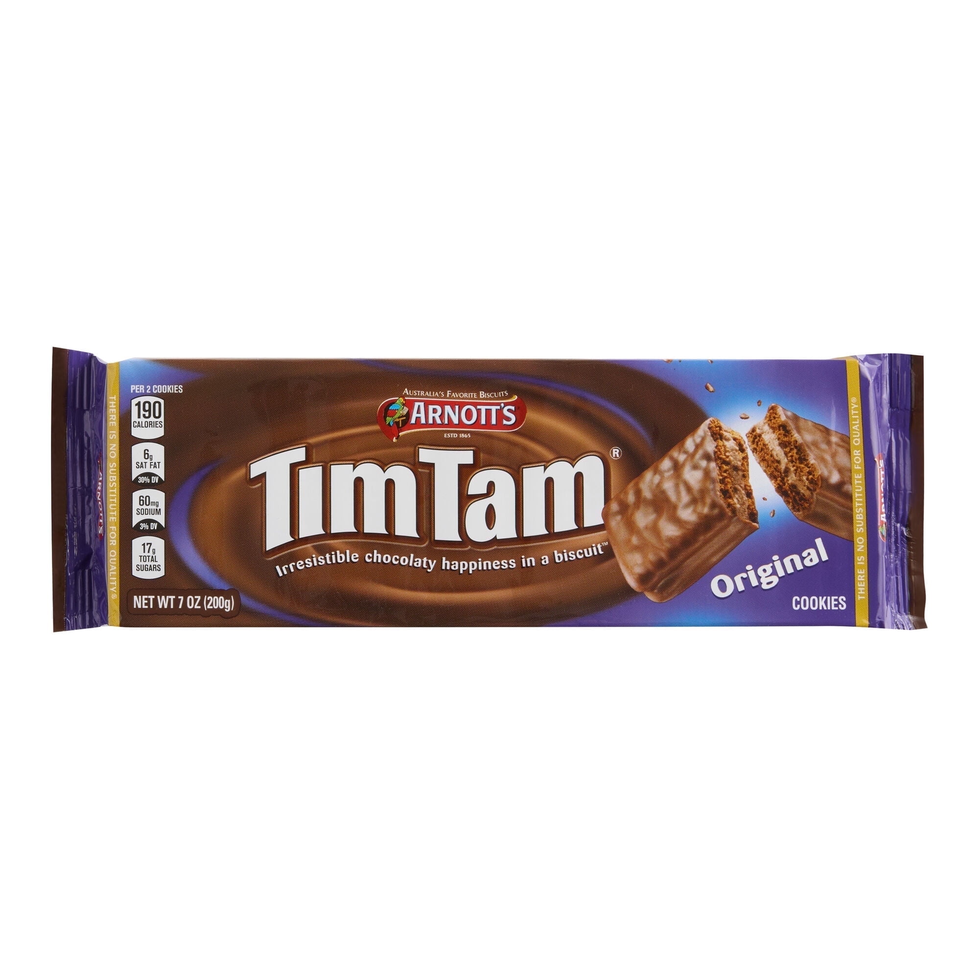 Arnott's Tim Tam Original Chocolate Cookies 7 oz. Pack of 3 - Walmart.com