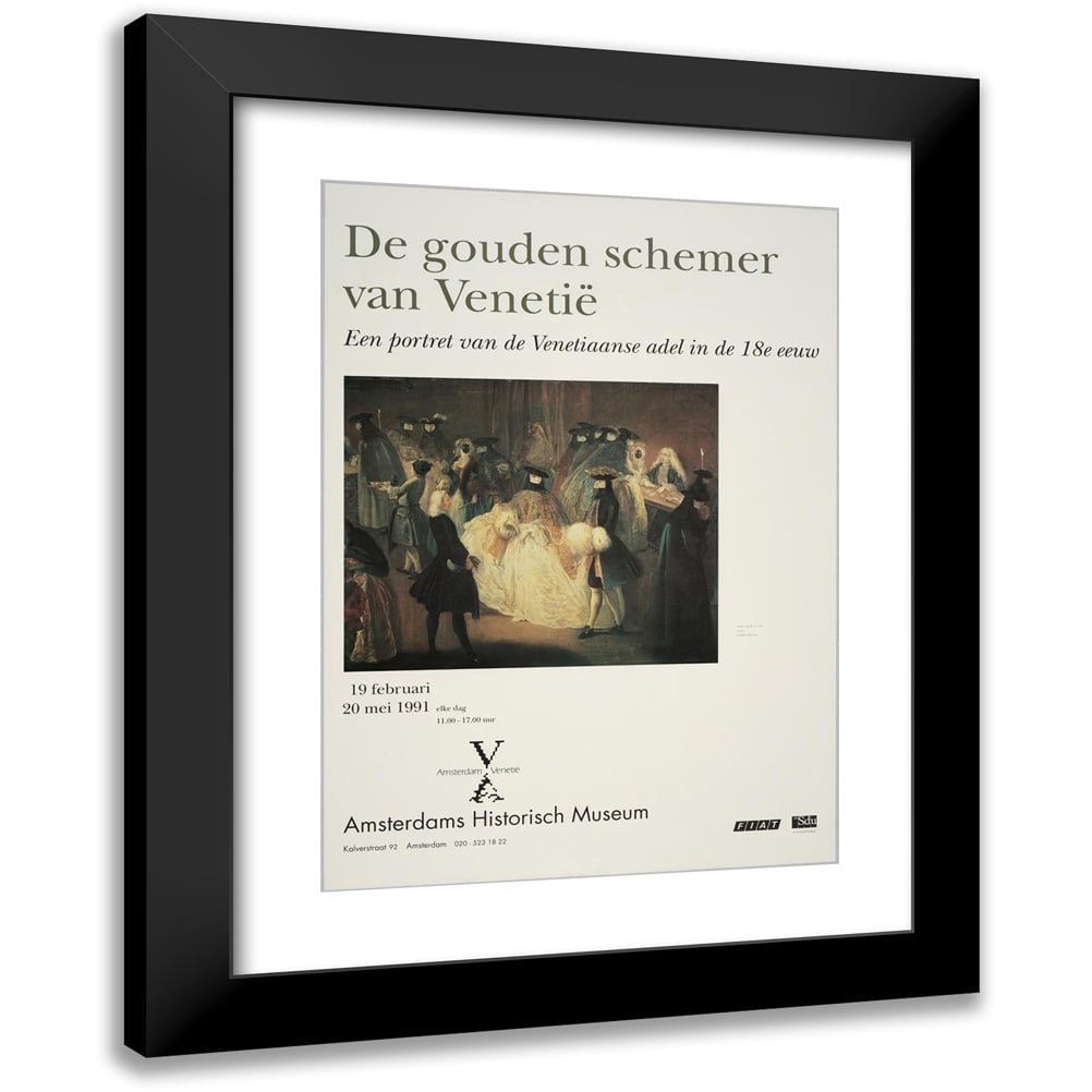 Arnoud Smit 11x14 Black Modern Framed Museum Art Print Titled - The Golden Schemer of Venice ...