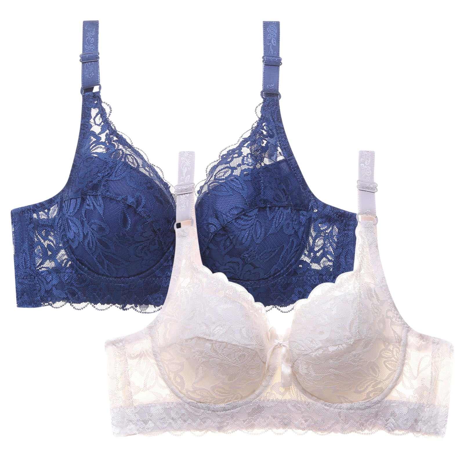 Arnsht 2Pcs Lingerie for Women's Lace Underwire Bra Sheer See Through ...