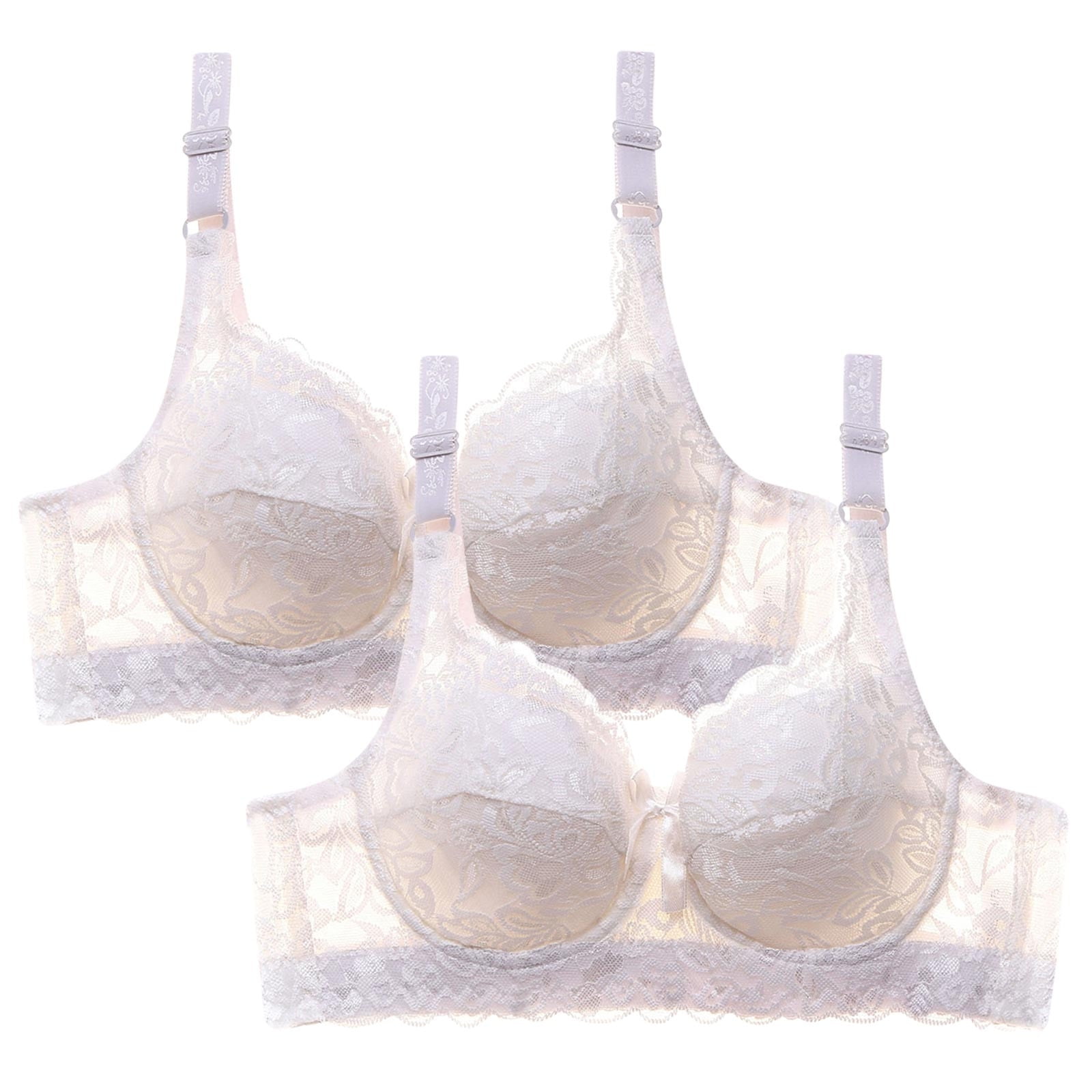 Arnsht 2Pcs Lingerie for Women's Lace Underwire Bra Sheer See Through ...