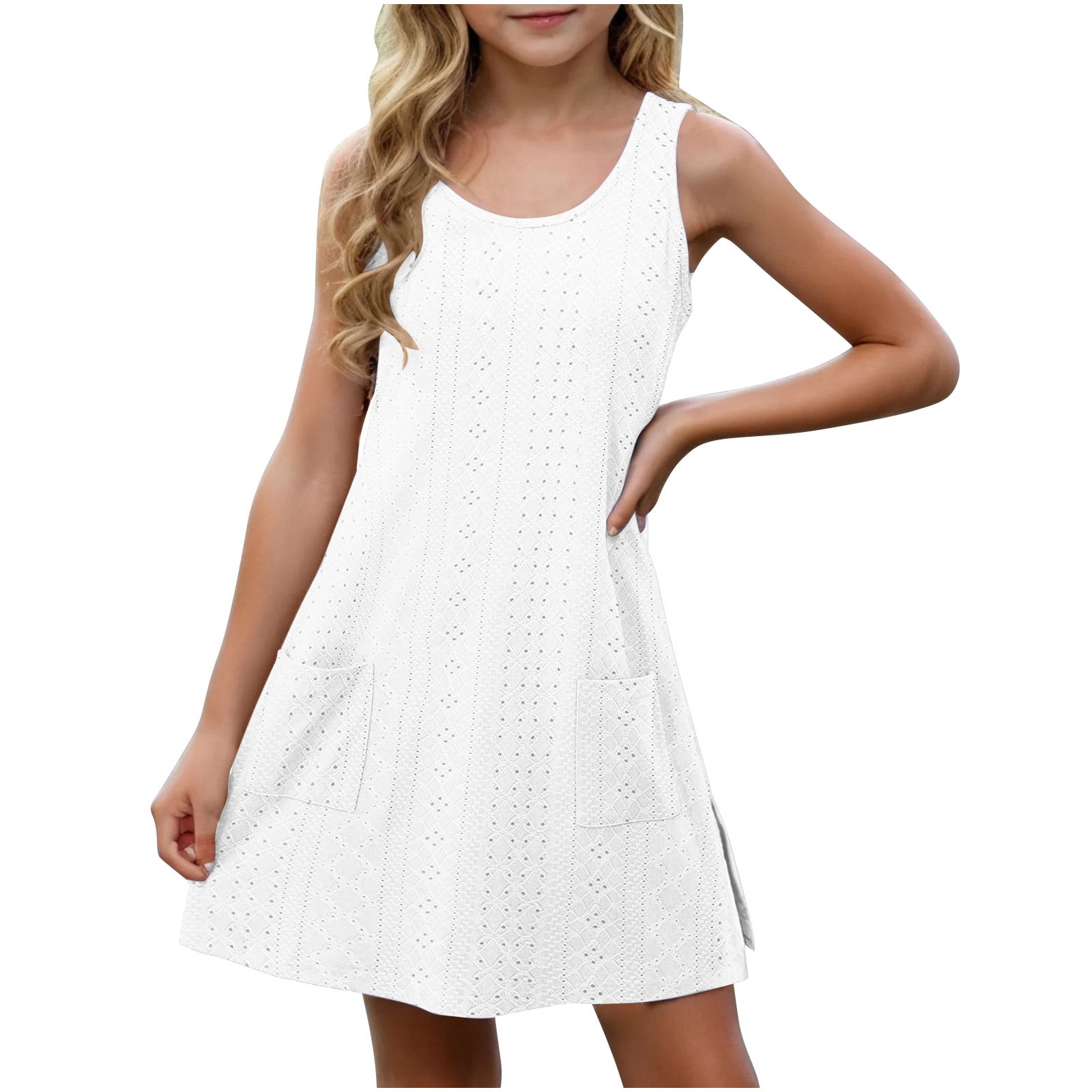 Arnsht (4-14 Years) Girls Middle and Big Kids Simple Court Lock Solid ...